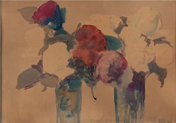 Leon Wyczolkowski | Róże (“Roses (1920) | MutualArt