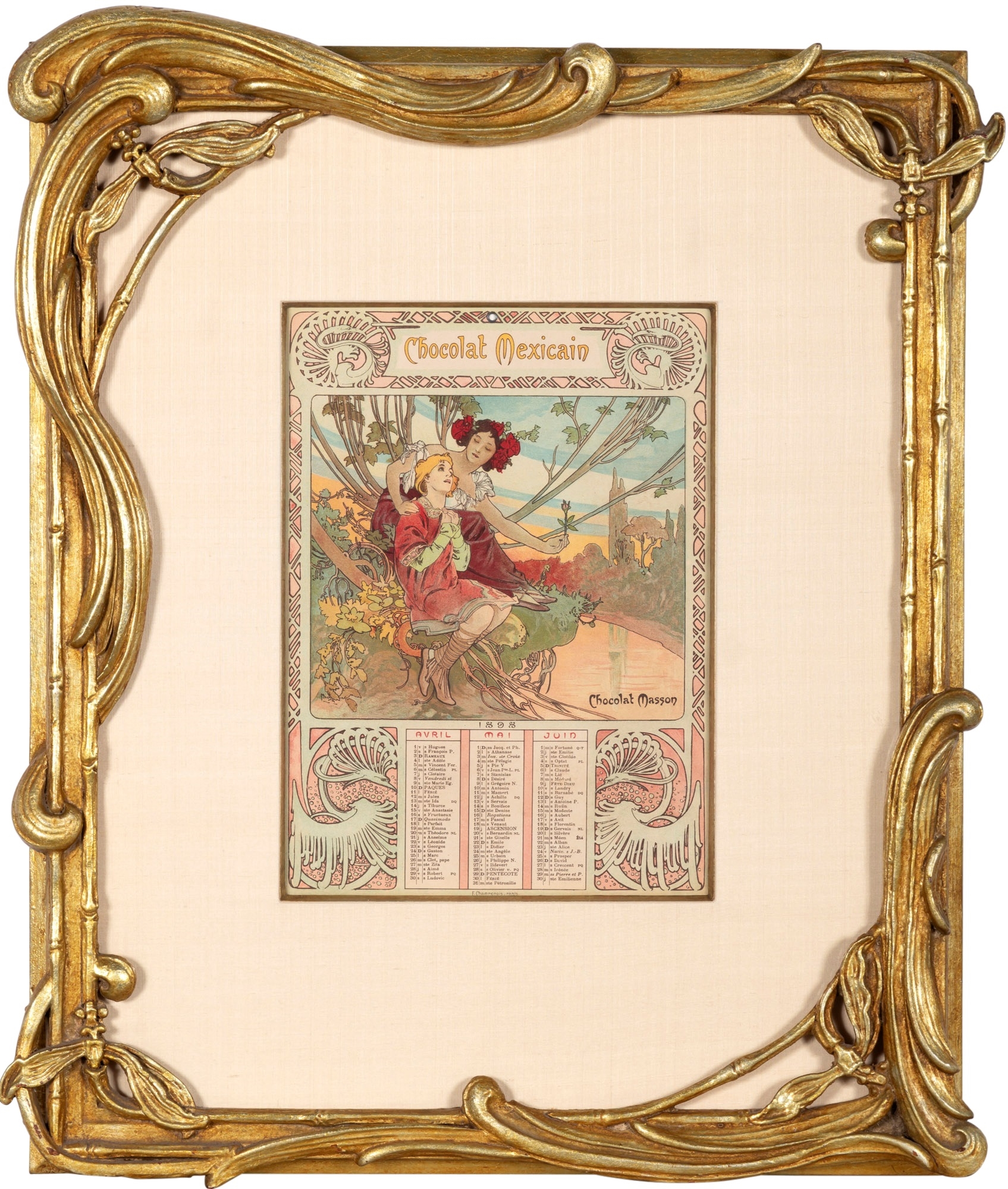 Alphonse Mucha | CHOCOLAT MASSON (1897) | MutualArt