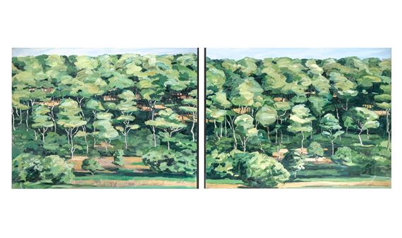 Deborah Kass | Double Tree (1979) | MutualArt