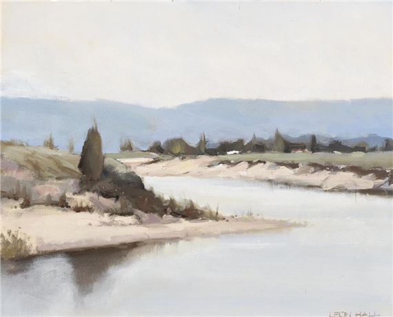 Leon Hall | River Scene | MutualArt