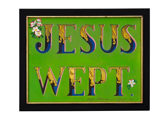 David McDermott | Jesus Wept. 1897. (1897) | MutualArt
