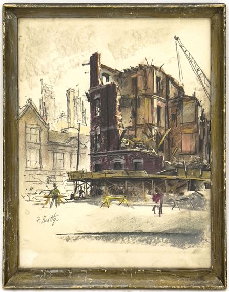 Frank Beatty | Untitled (Building Demolition | MutualArt