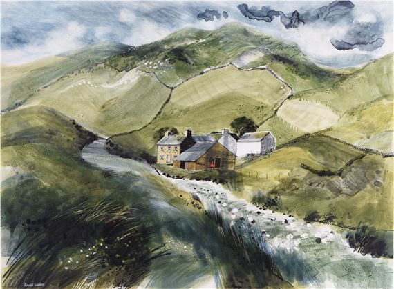 Ronald Maddox | Farm in the Cheviots | MutualArt