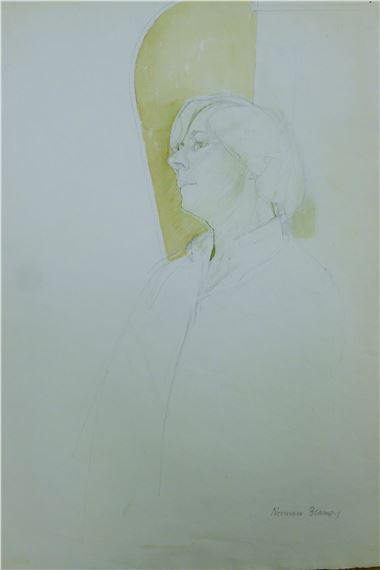 Norman Blamey | Portrait of a Coalman (1953) | MutualArt