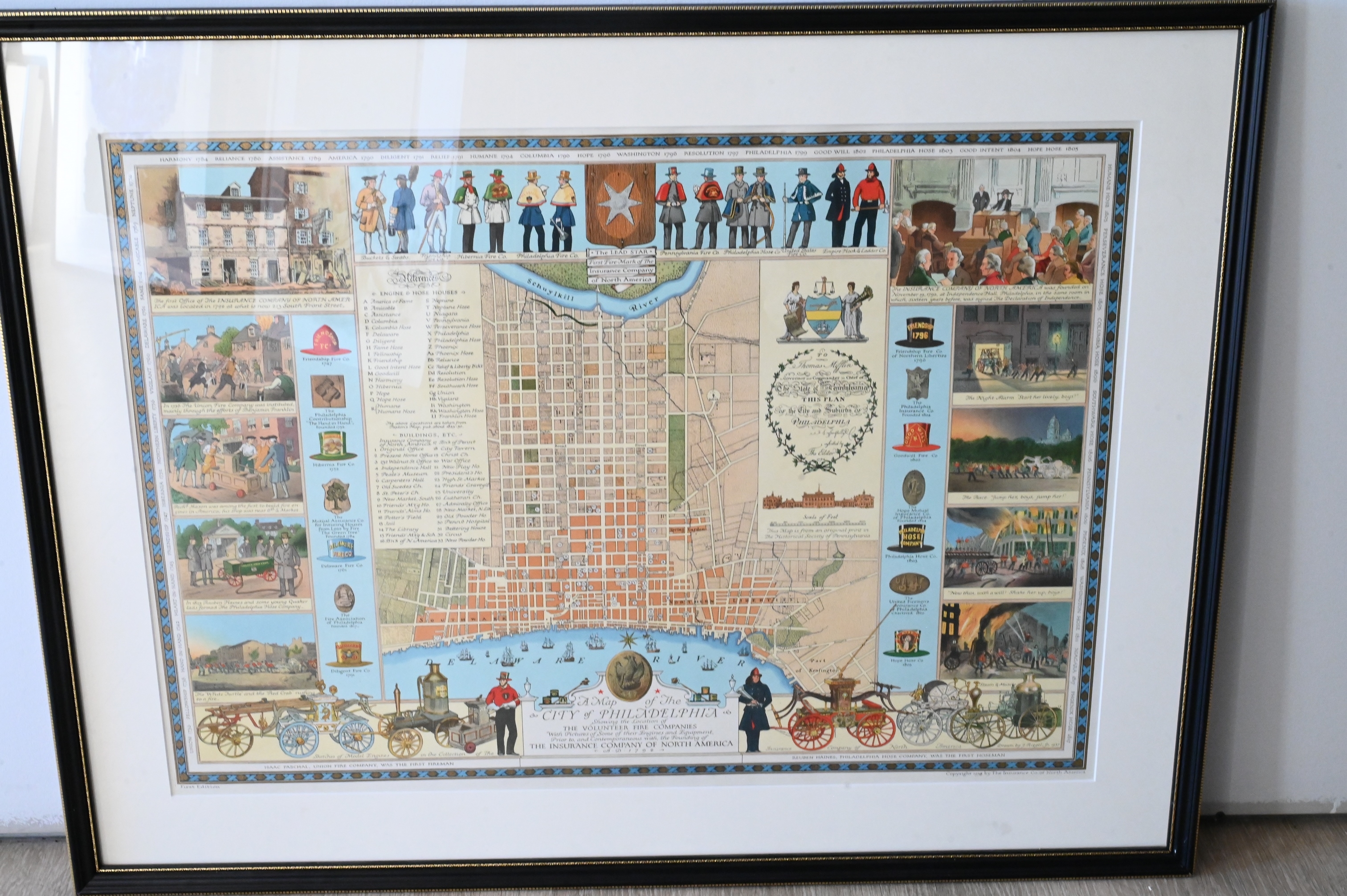 Jacob Riegel | “Philadelphia Fire Map”, circa 1938 (Circa 1938) | MutualArt