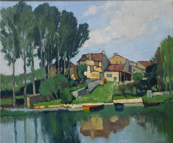 Georges Charles Robin | “La Charente a Condac” | MutualArt