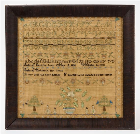 Sally Perkins | New Hampshire Sampler (1831) | MutualArt