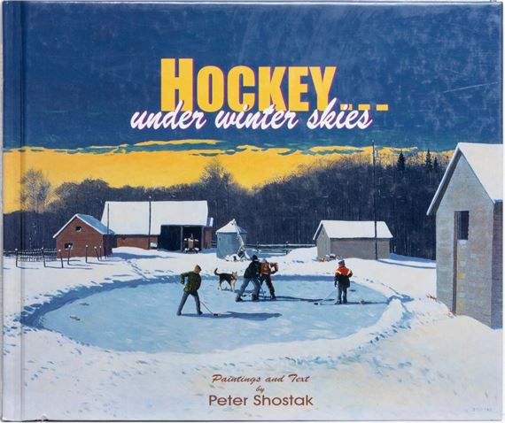 Peter Shostak | Hockey Under Winter Skies | MutualArt