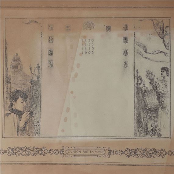 Fernand Khnopff | The Kiss - Le baiser (1918) | MutualArt