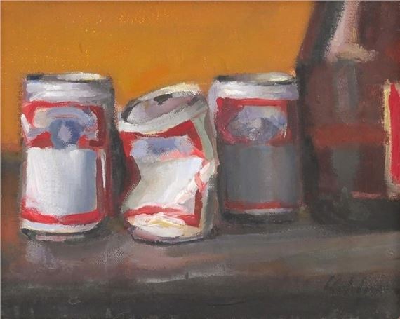 Thomas Kohlmann | THOMAS KOHLMAN Oil Painting Cans | MutualArt