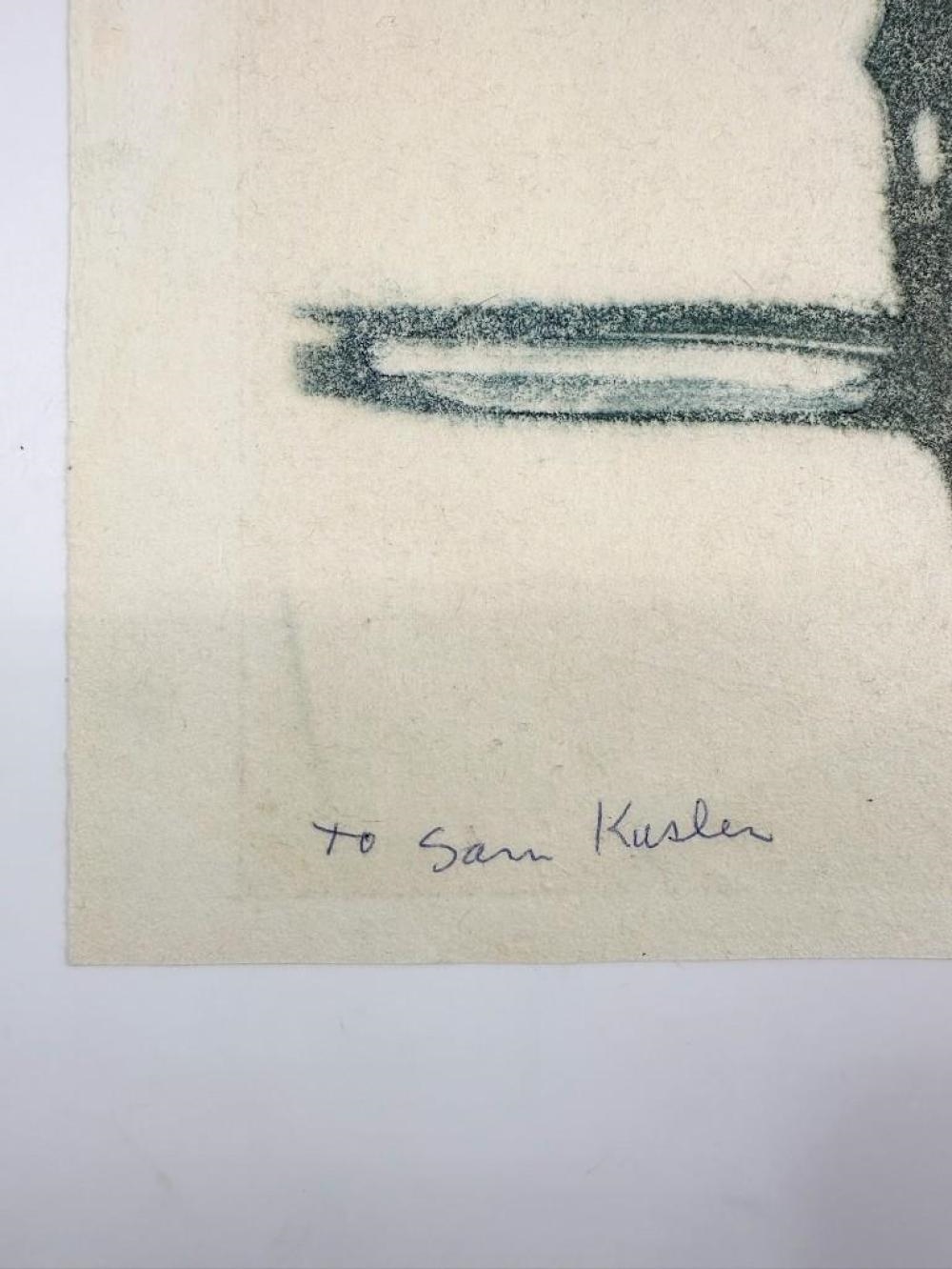 Joseph Solman | Monotype Motorcycle Artwork 1976 | MutualArt