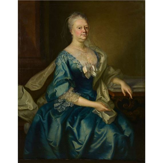 Joseph Blackburn | THREE QUARTER LENGTH PORTRAIT OF THE COUNTESS OF ...