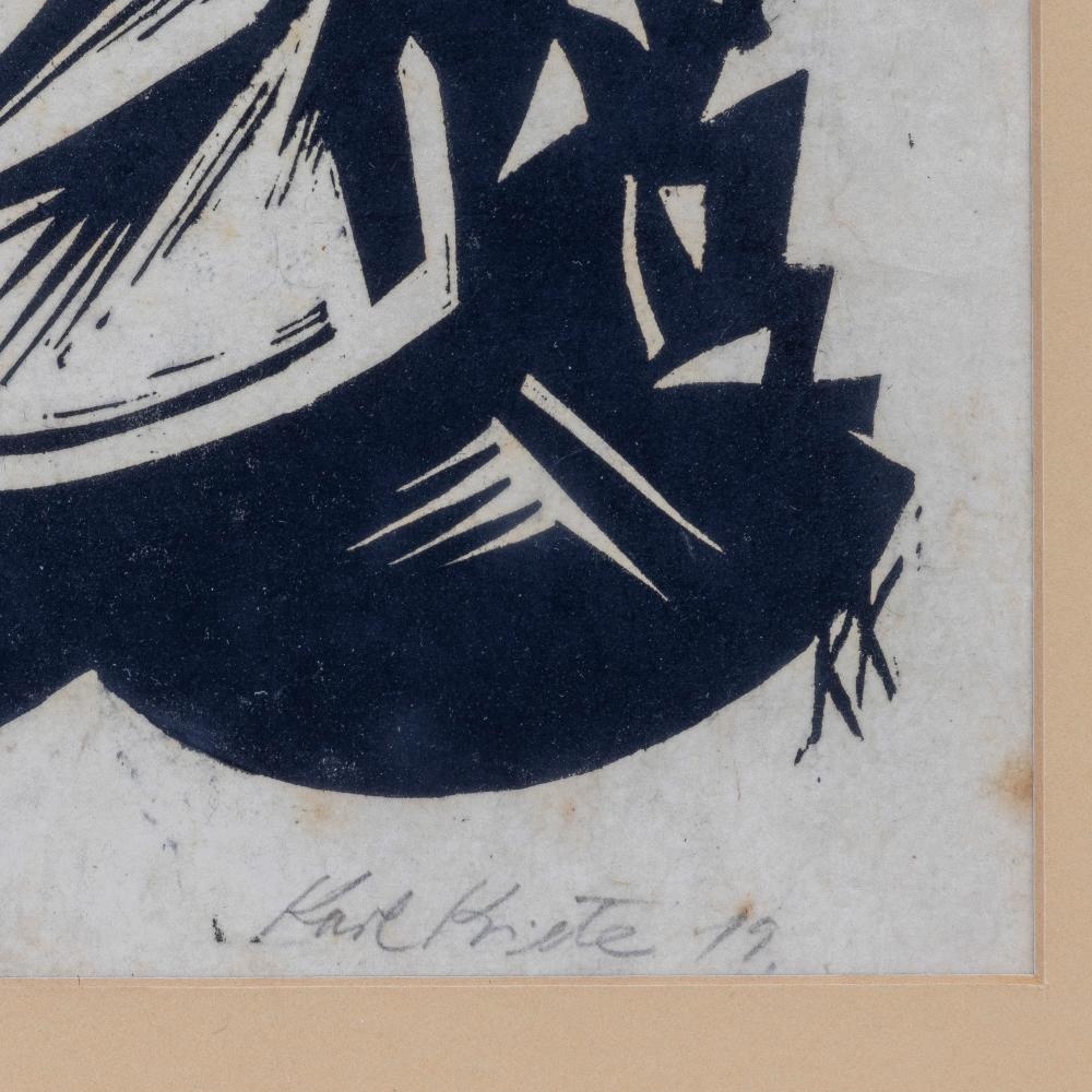 Karl Kriete | woodcut Children (1919) | MutualArt