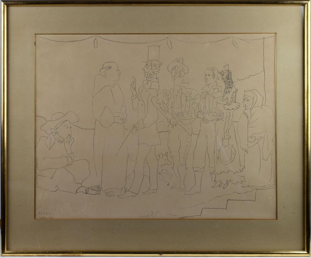 Pablo Picasso | Troup of Actors (Troupe d'Acteurs) (54) | MutualArt