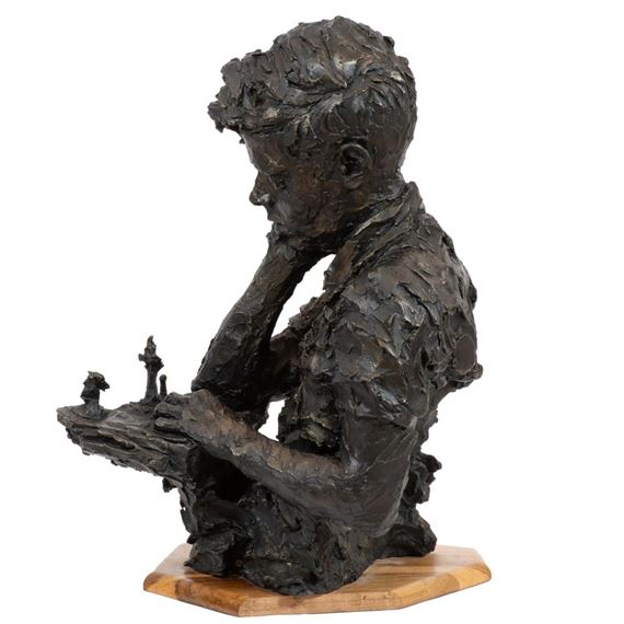 John F. Kennedy | A young Kennedy pensive while playing chess (20 ...