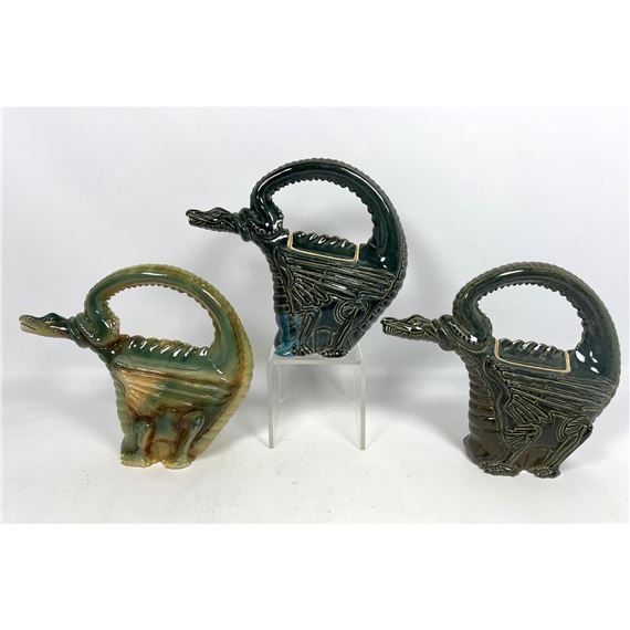 Bob Madison | Winged Dragon Teapots | MutualArt