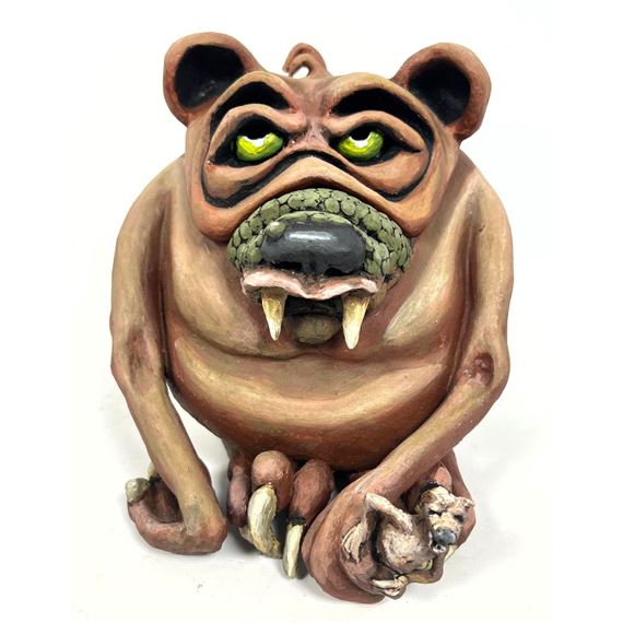 Bob Madison | BOB MADISON Artist Studio Pottery Figural Lidded Jar ...