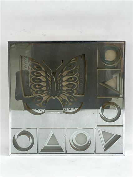 Greg Copeland | GREY COPEPLAND LAYERED MIRROR WALL SCULPTURE | MutualArt