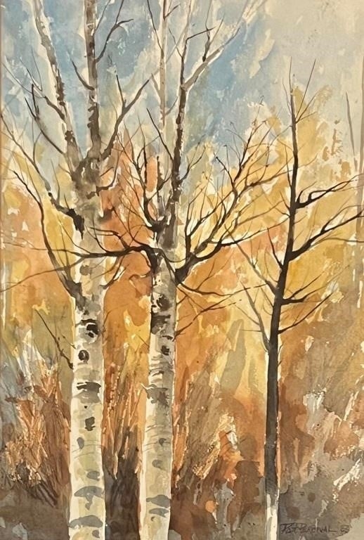 Robert Percival | Birch Trees (83) | MutualArt