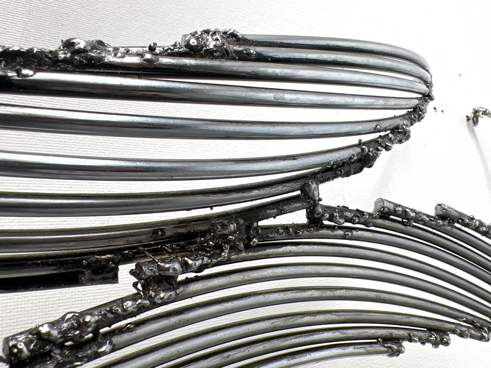 Curtis Jeré | Jere Brutalist Wave Form Wall sculpture | MutualArt