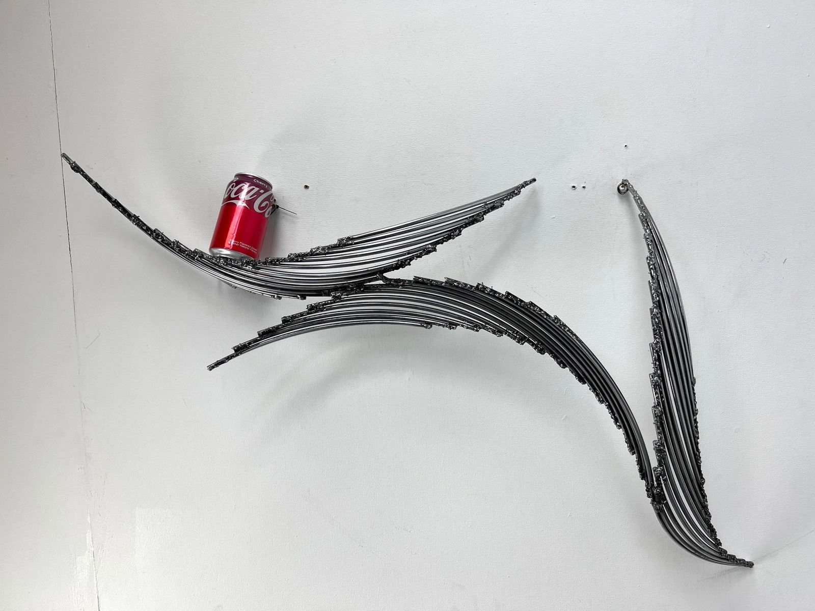 Curtis Jeré | Jere Brutalist Wave Form Wall sculpture | MutualArt