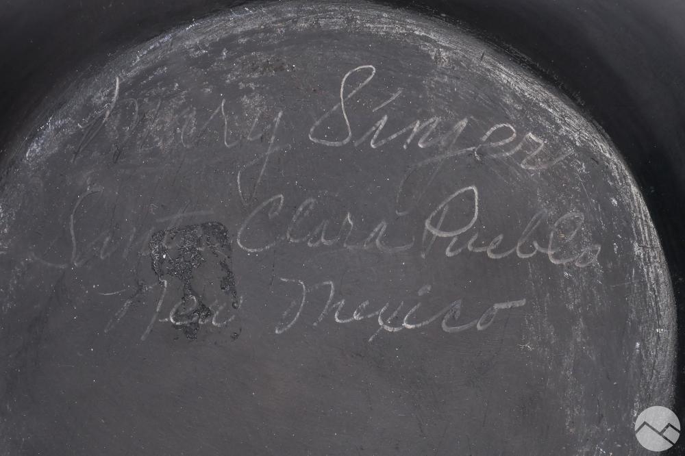Mary Singer | Mary Singer b.1936 Santa Clara Blackware Vessel | MutualArt