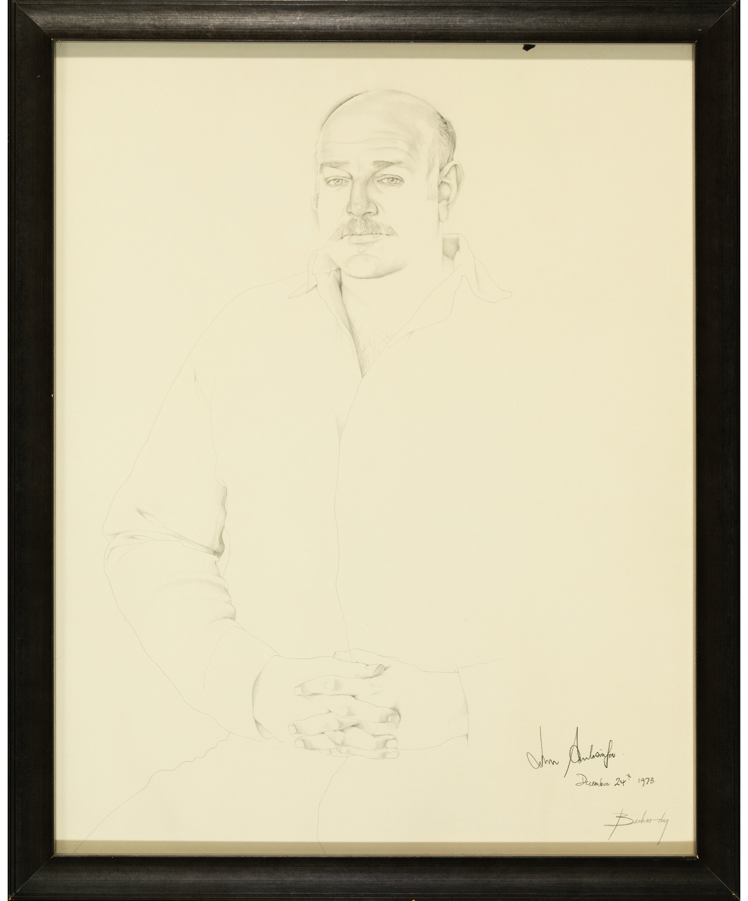 Don Bachardy | Portrait of John Schlesinger (1973) | MutualArt