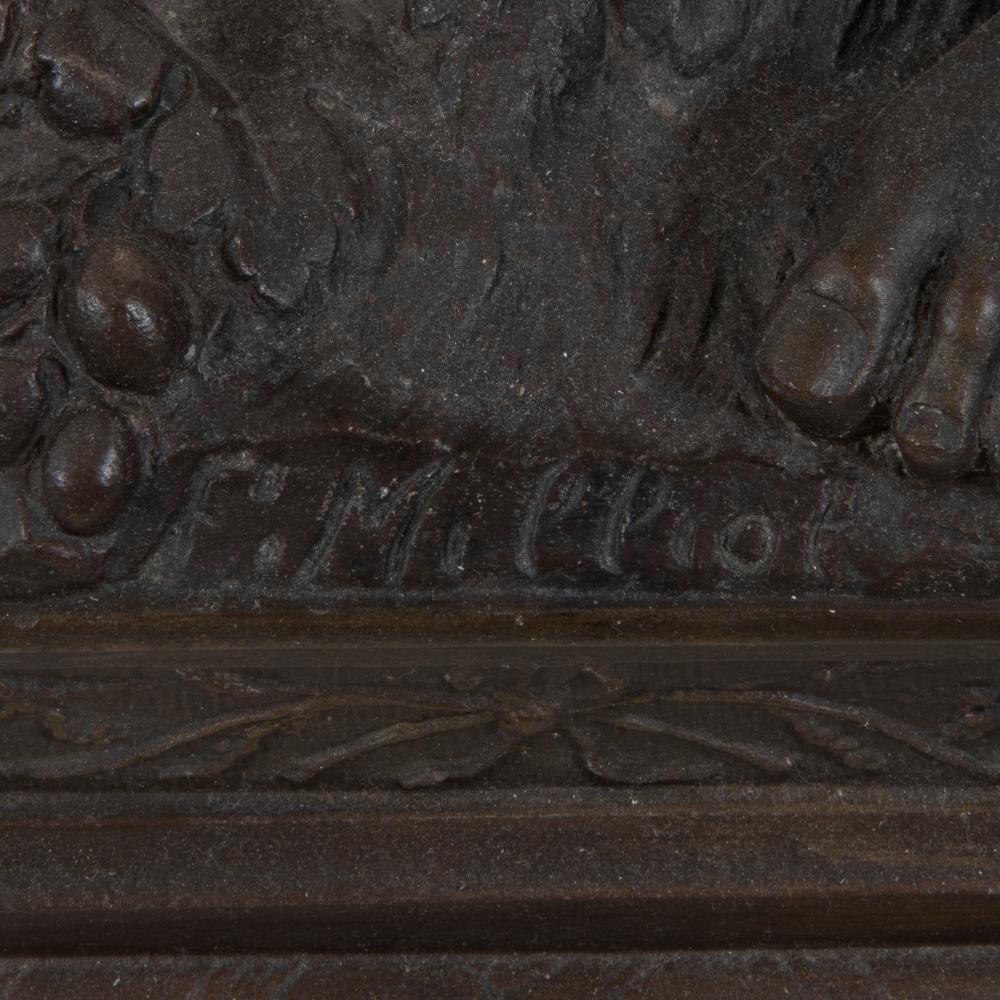 F. Milliot | Large statue of a sower in artificial bronze | MutualArt