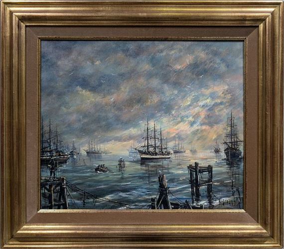 Michel Gérard | The rowboat in the water | MutualArt