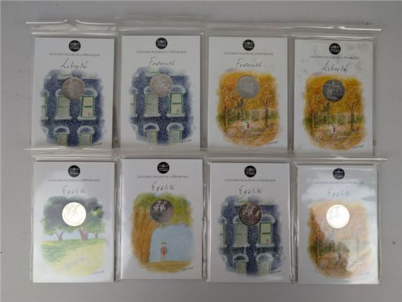 Jean-Jacques Sempé | Les Euros valeurs de la République, Liberté ...