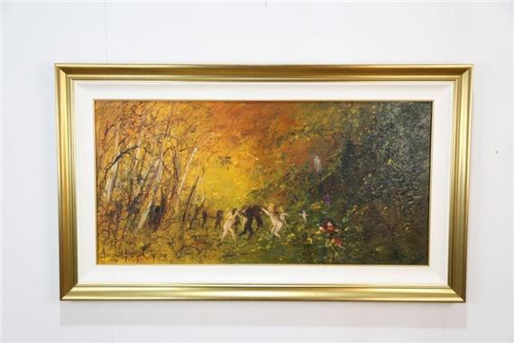 David Boyd | David Boyd- Children Playing (1973) | MutualArt