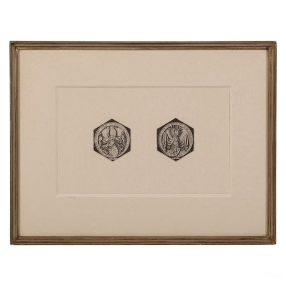 Hans Sebald Beham | Hans Sebald Beham 1500-1550 Coat of Arms Engraving ...