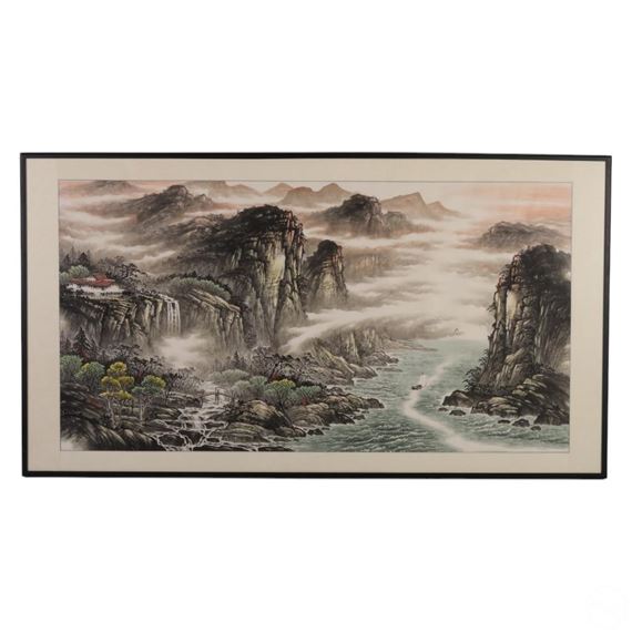 Dong Hong | Chinese Watercolor Painting by Dong Hong b.1951 (1951 ...