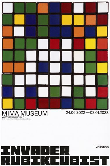 Space Invader | l'Exposition RUBIKCUBIST MIMA Museum | MutualArt