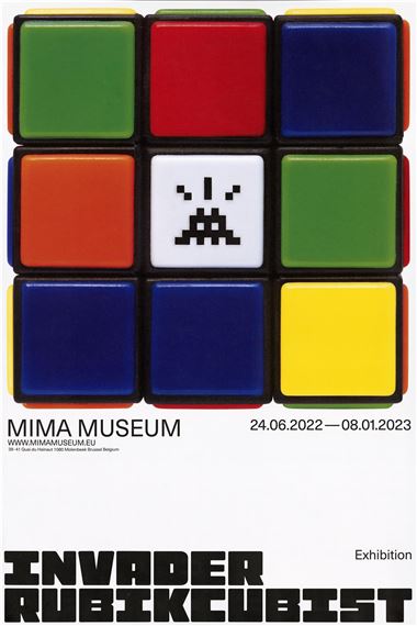 Space Invader | l'Exposition RUBIKCUBIST MIMA Museum | MutualArt