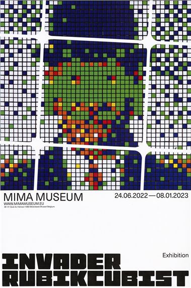 Space Invader | l'Exposition RUBIKCUBIST MIMA Museum | MutualArt