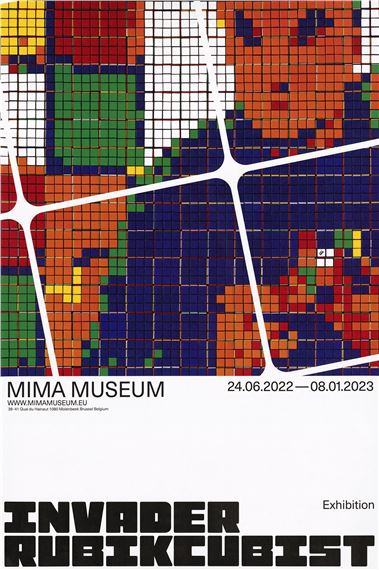 Space Invader | l'Exposition RUBIKCUBIST MIMA Museum | MutualArt