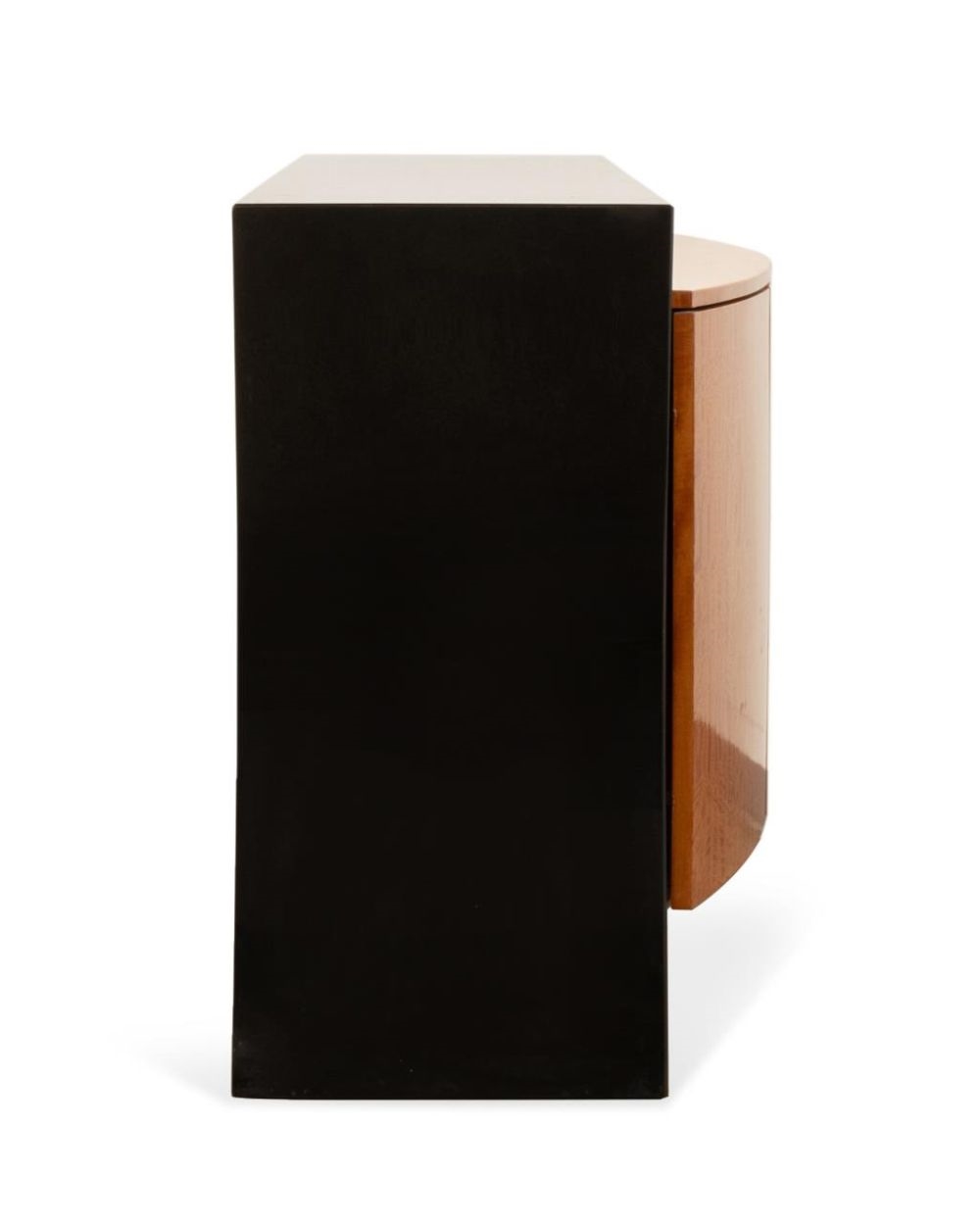 Massimo Morozzi | 1980S MODERN SATIN WOOD & BLACK LACQUER SIDEBOARD ...