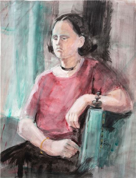 John C. Henry | Figure studies of people sitting in chairs | MutualArt