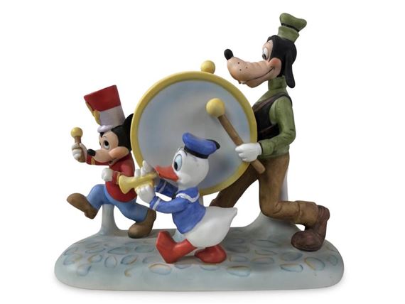 Donald | Disney Mickey Donald Goofy Marching Band Figure | MutualArt