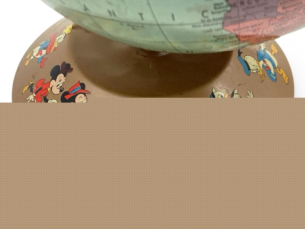 Rand McNally | Vintage Walt Disney Rand McNally World Globe | MutualArt