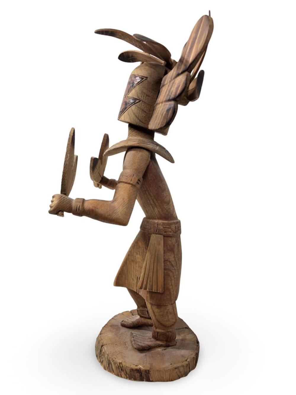 Robert Platero | Robert Platero Crow Mother Wood Kachina | MutualArt