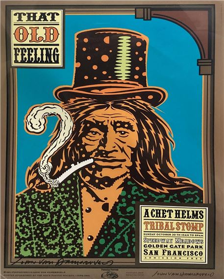 John van Hamersveld | That Old Feeling A Chet Helms Tribal Stomp Poster ...