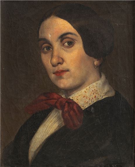 Lombard School, 19th Century | Female portrait | MutualArt