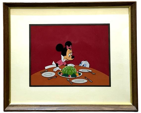 Donald | Vintage Minnie & Donald Disney Animation Cel | MutualArt