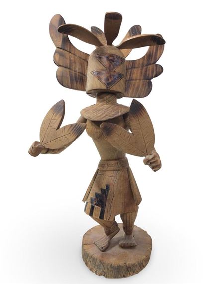 Robert Platero | Robert Platero Crow Mother Wood Kachina | MutualArt