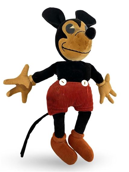 Walt Disney | 1930’s Walt Disney Mickey Mouse Plush Figure (1930s ...