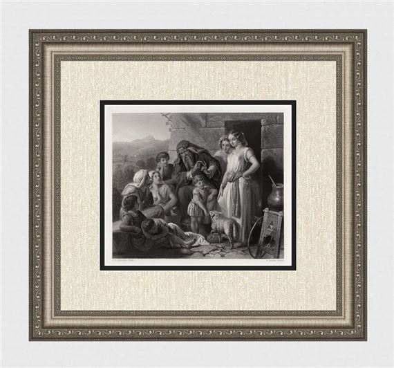 Edward Henry Corbould | The Lesson of the Passover (1864) | MutualArt
