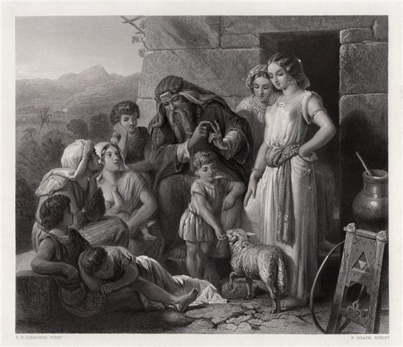 Edward Henry Corbould | The Lesson of the Passover (1864) | MutualArt