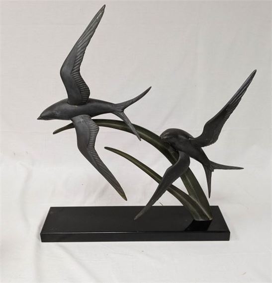 Irénée Rochard | Irenée ROCHARD, Sculpture in patinated regula ...